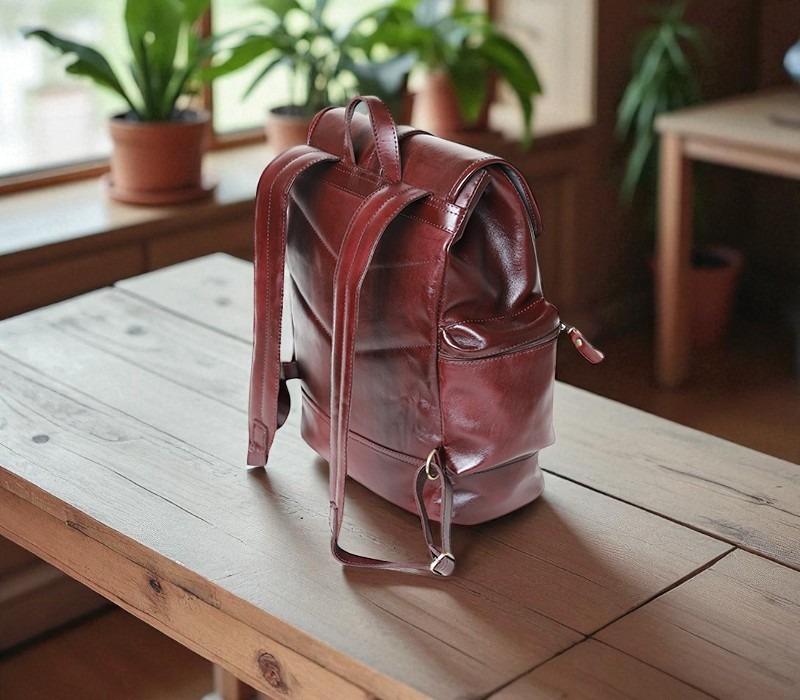 Premium Handmade Leather Backpack – F. Leather