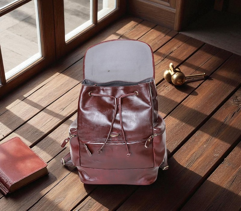 Premium Handmade Leather Backpack – F. Leather